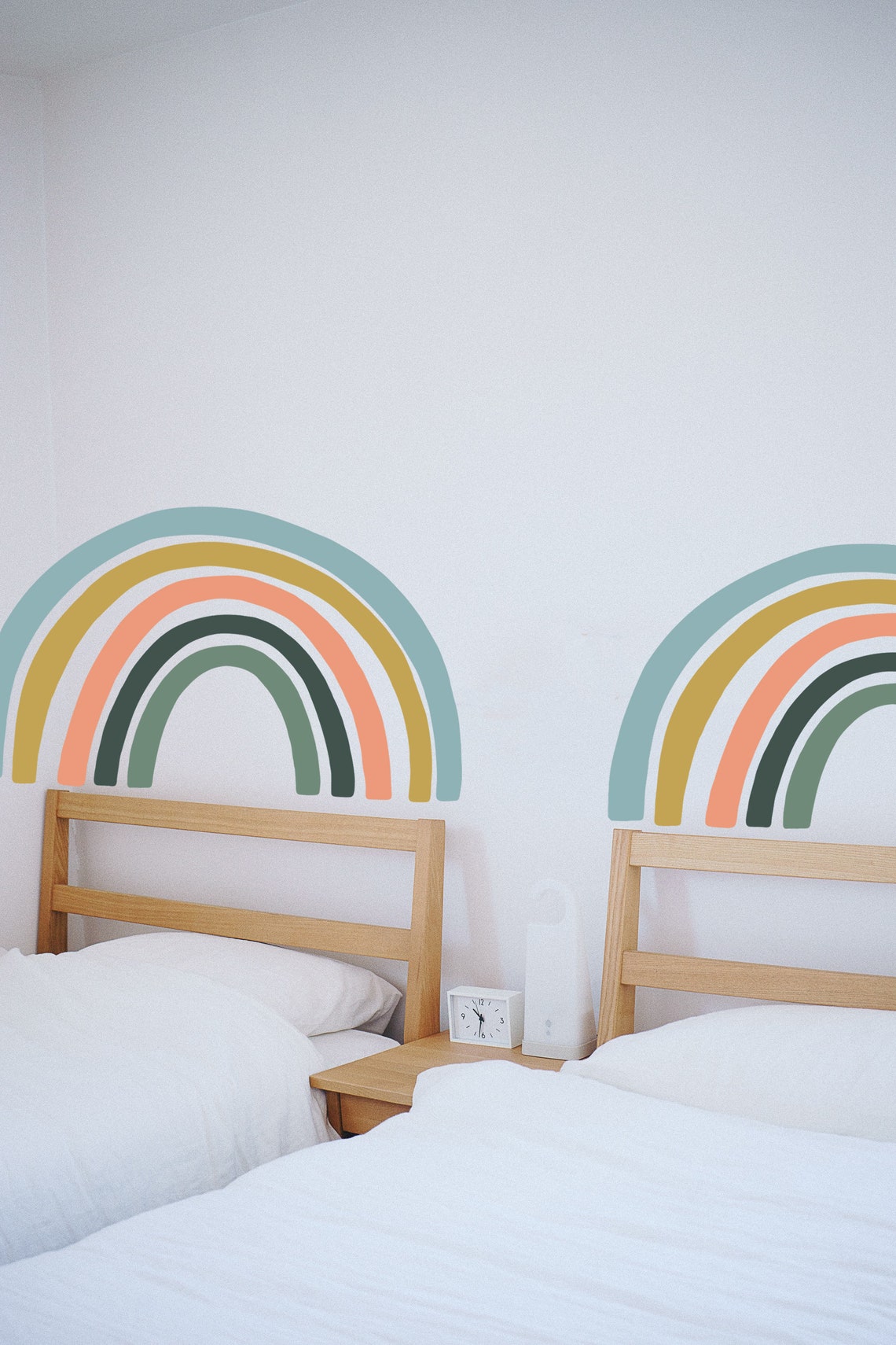 Rainbow Wall Decal Rainbow Wall Sticker Large Rainbow Wall - Etsy