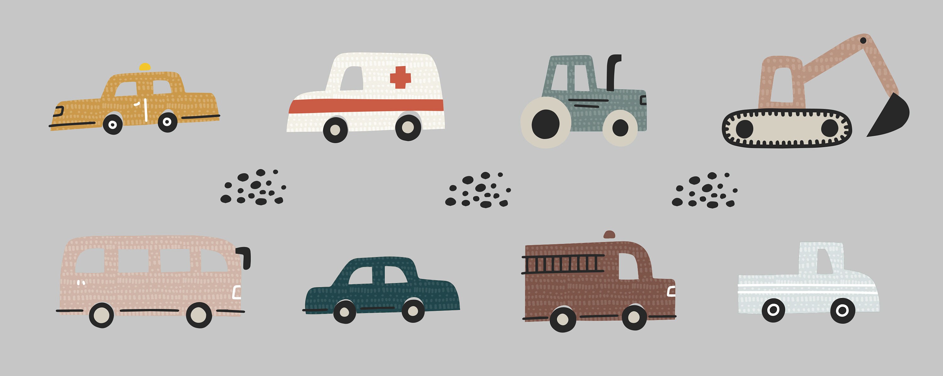 Construction Set Wall Decals Vehicle Wall Decals Car Wall - Etsy Canada