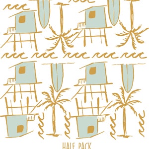 Beach Town Wall Decals, Wave Decals, Surfboard Decals, Beach House ...