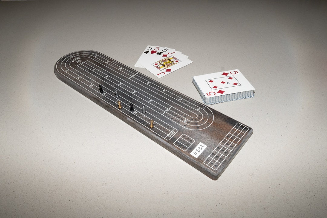 Beautiful Cribbage Board Made of Solid Dupont Corian a Board - Etsy
