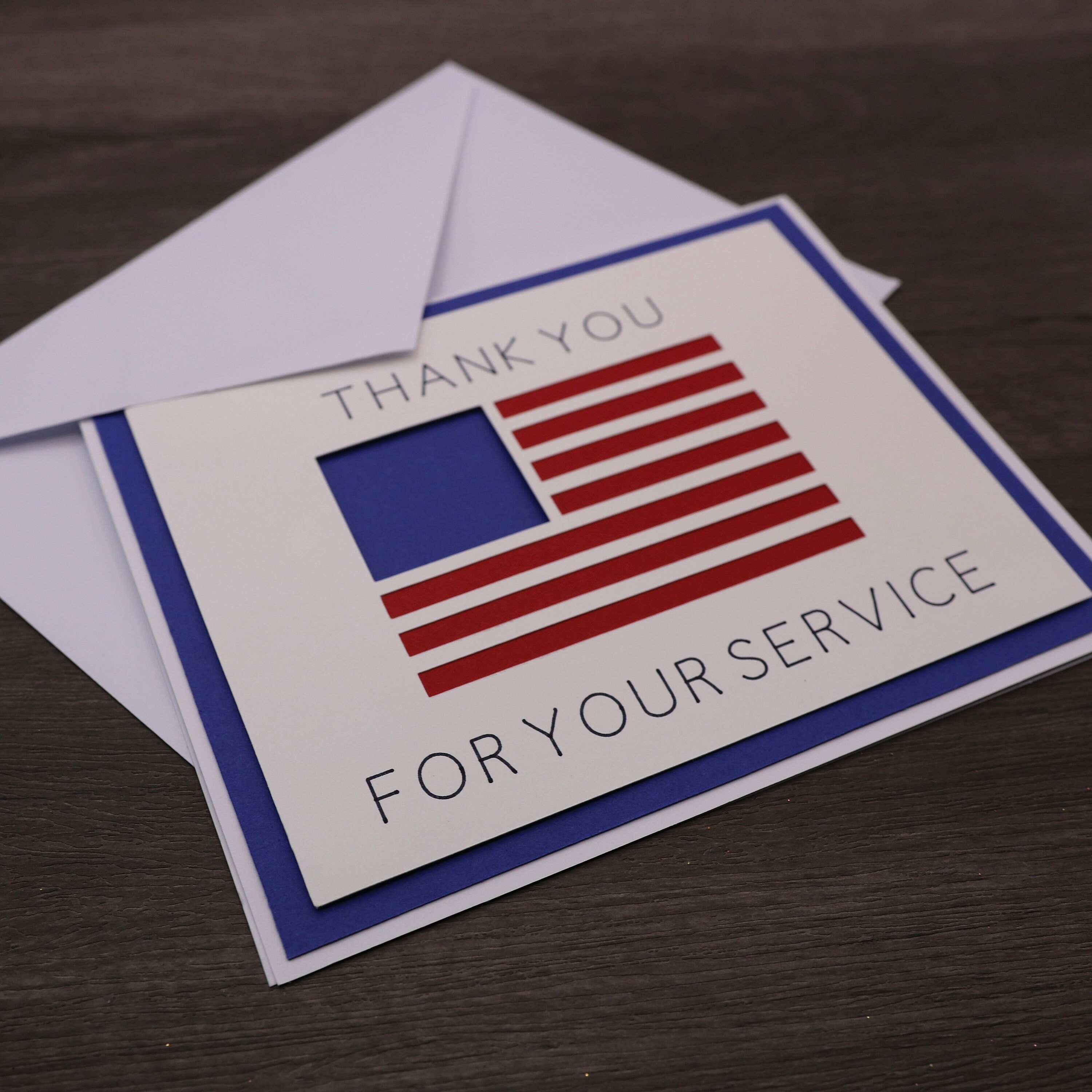 Veterans Day Thank You for Your Service Greeting Card - Etsy