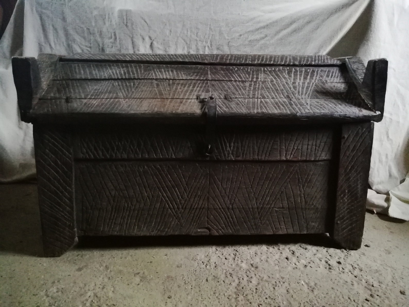Scandinavian Carved Ark Oak Chest,trunk for Flour 16-17th. - Etsy
