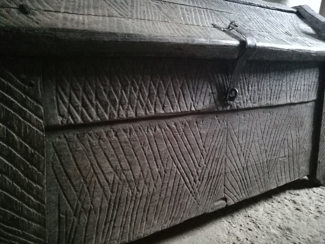 Scandinavian Carved Ark Oak Chest,trunk for Flour 16-17th. - Etsy