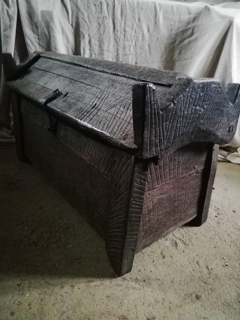 Scandinavian Carved Ark Oak Chest,trunk for Flour 16-17th. - Etsy
