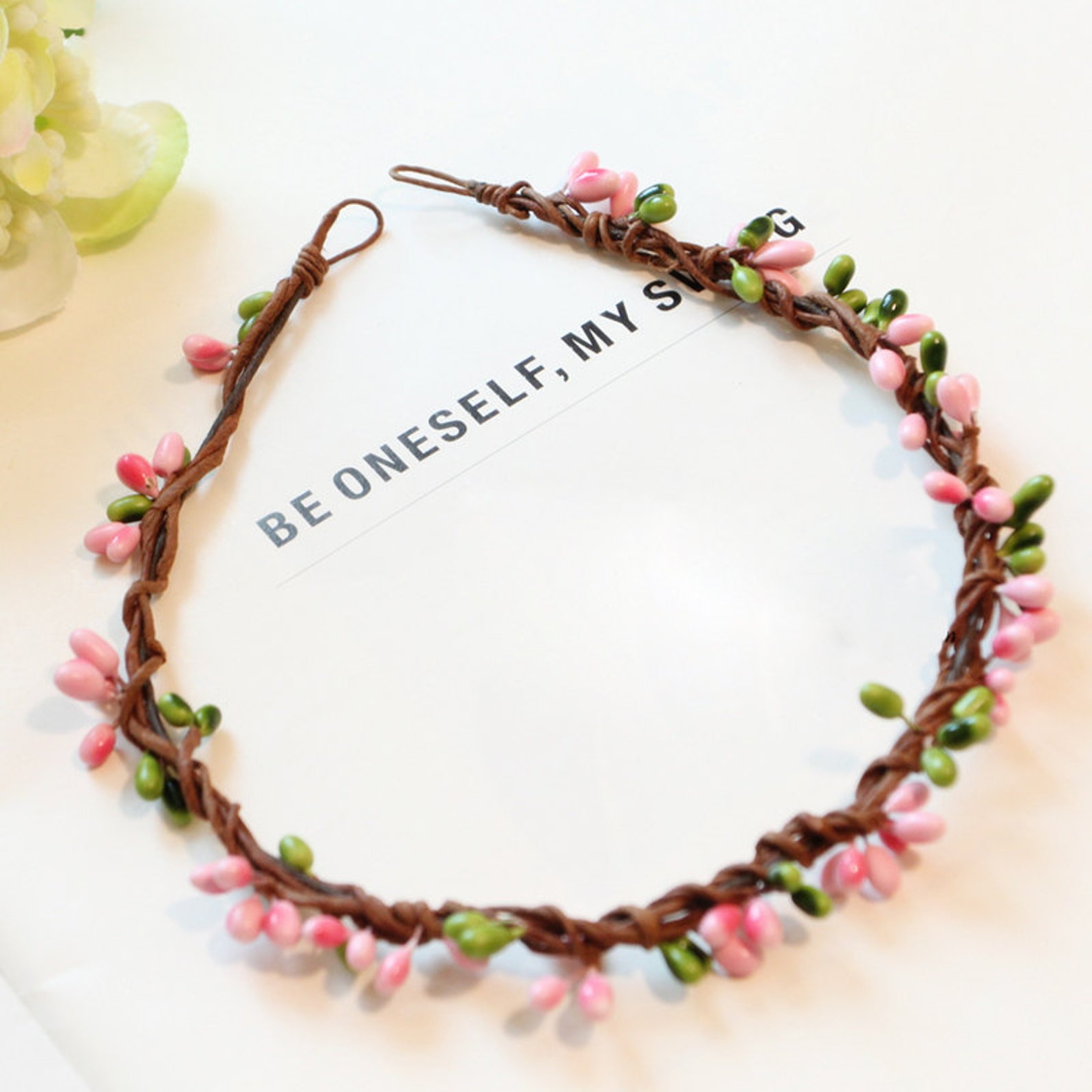 Pip Berry Stem Branch Wedding Crafts Garland Decoration Bridal Hair ...