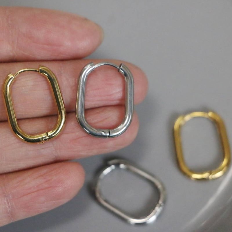 Stainless Steel Hoops - Etsy