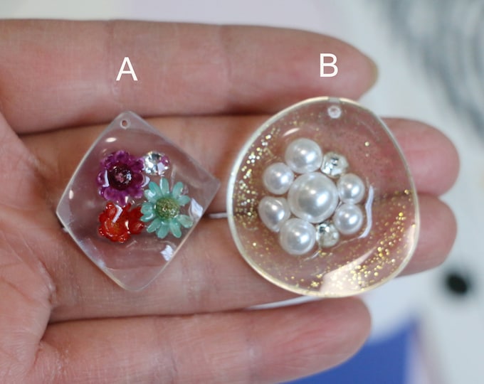 20pcs Mini Beads Flower Beads Acrylic Flower Beads With AB | Etsy