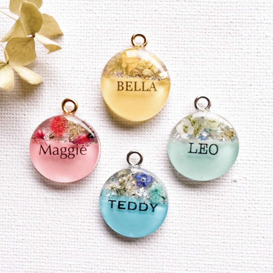Pastel Color Pet ID Tag, Dog ID Tag, Cat ID Tag, Dog Name Tag, Keychain ...