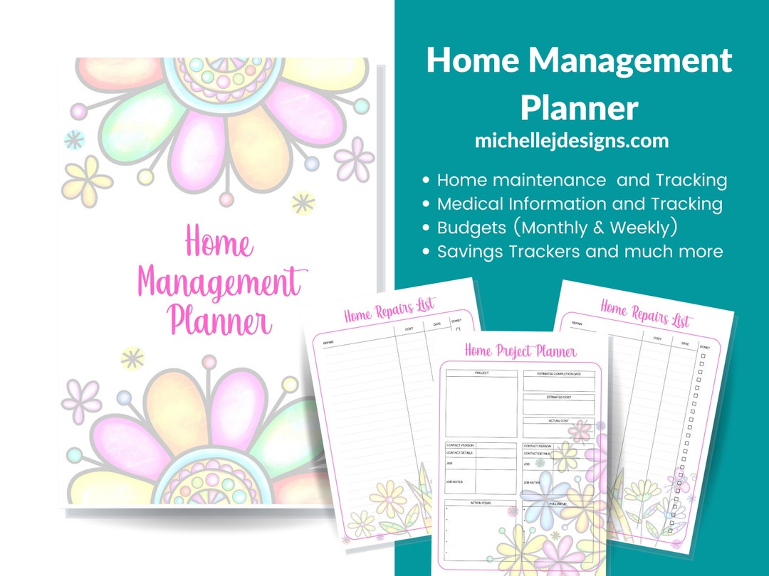 Ultimate Home Management Planner/binder, Organization, Household ...