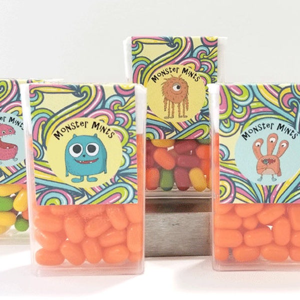 Tic Tac Label - Etsy