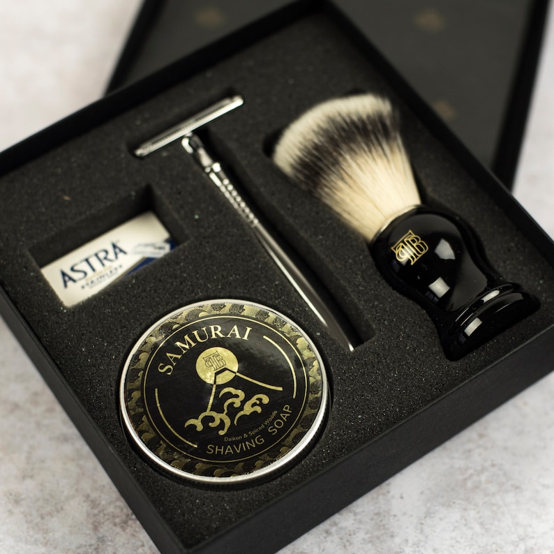 Luxury Shaving Gift Set for Men - Valentine's Gift for Him - Vegan ...