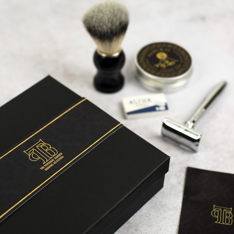 Luxury Shaving Gift Set for Men - Valentine's Gift for Him - Vegan ...