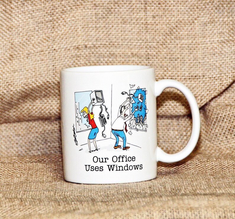 Our Office Uses Windows Mug, Papel Giftware, Cranbury NJ, Jim Benton ...