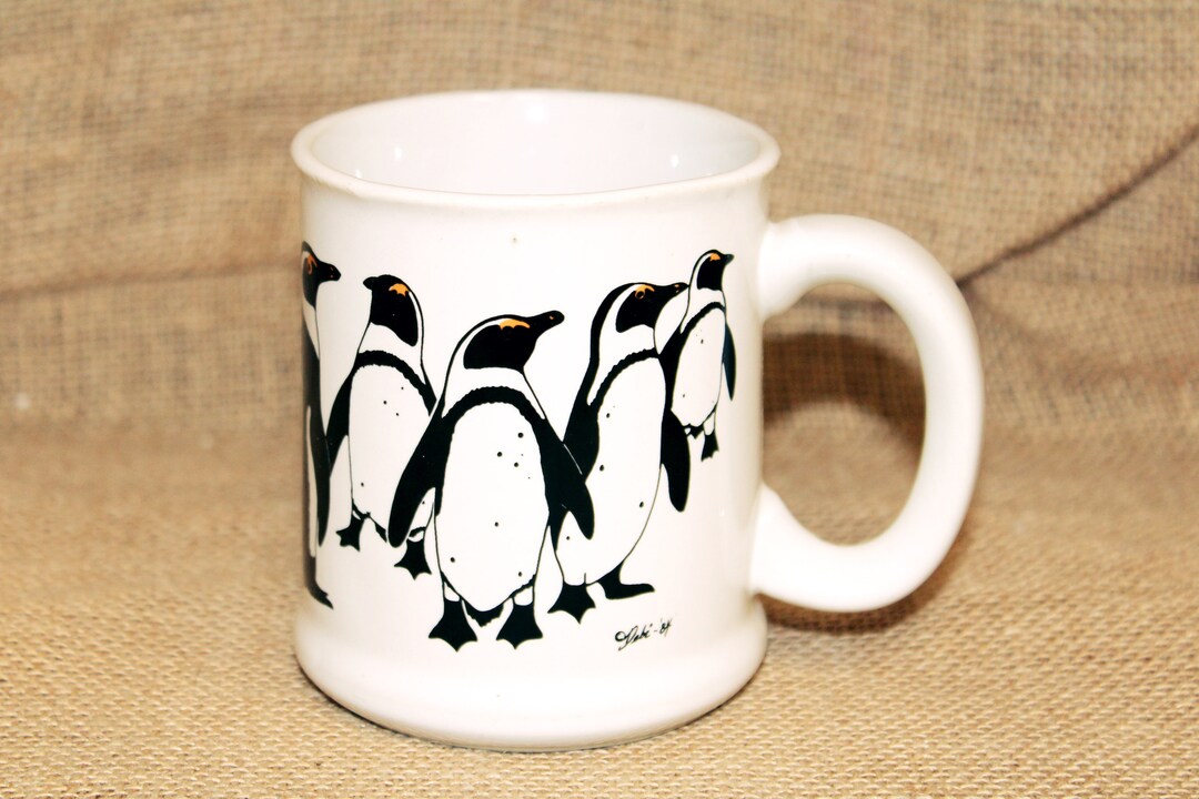 Penguin Mug, Debi 84, Restaurant Ware, Heavy Weight, C Handle, Waddle ...