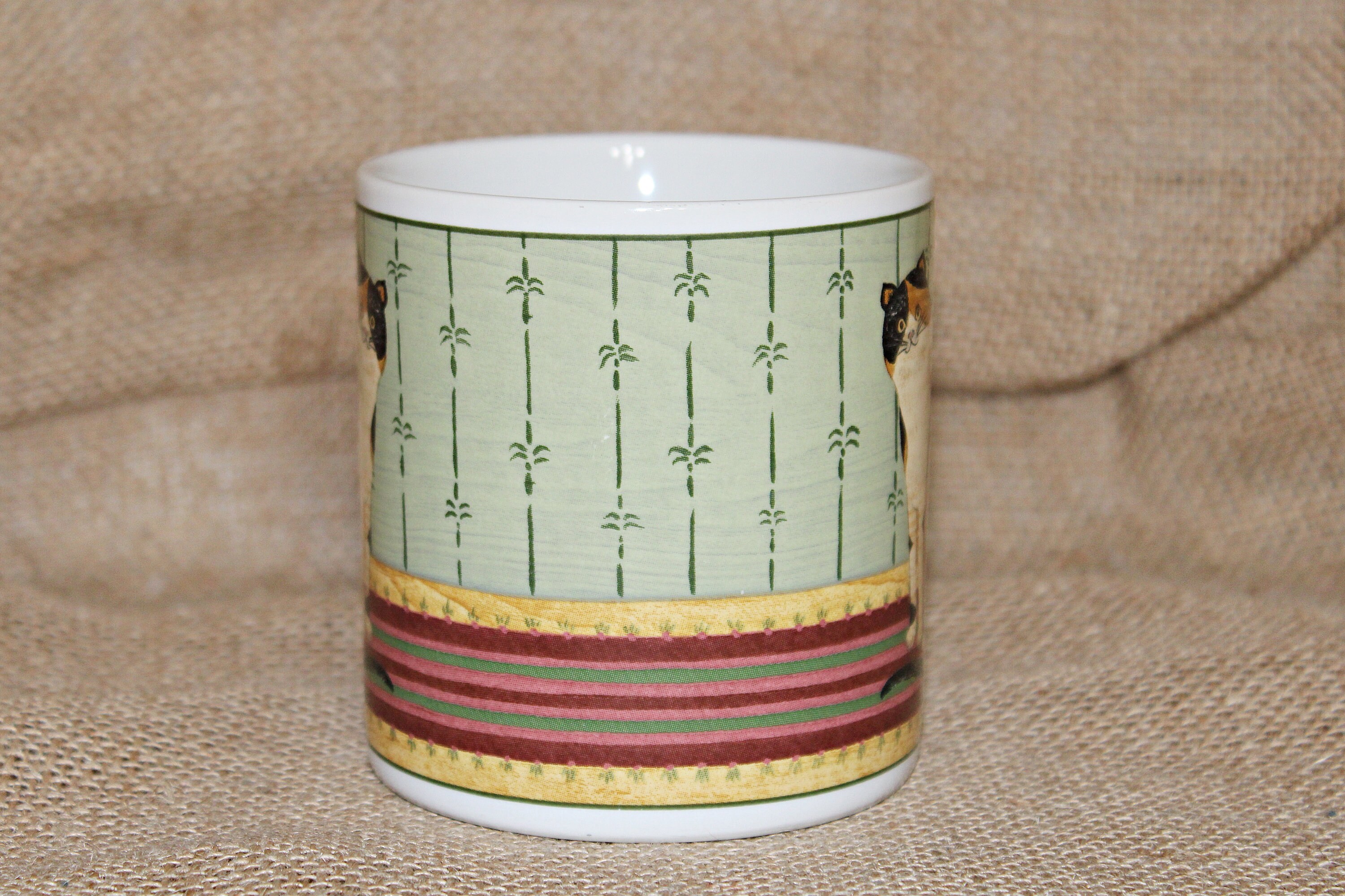 Calico Cat Stoneware Mug Sakura Cat Collection Warren - Etsy