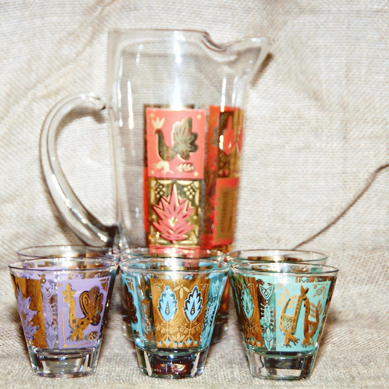Funky Drink Glasses - Etsy