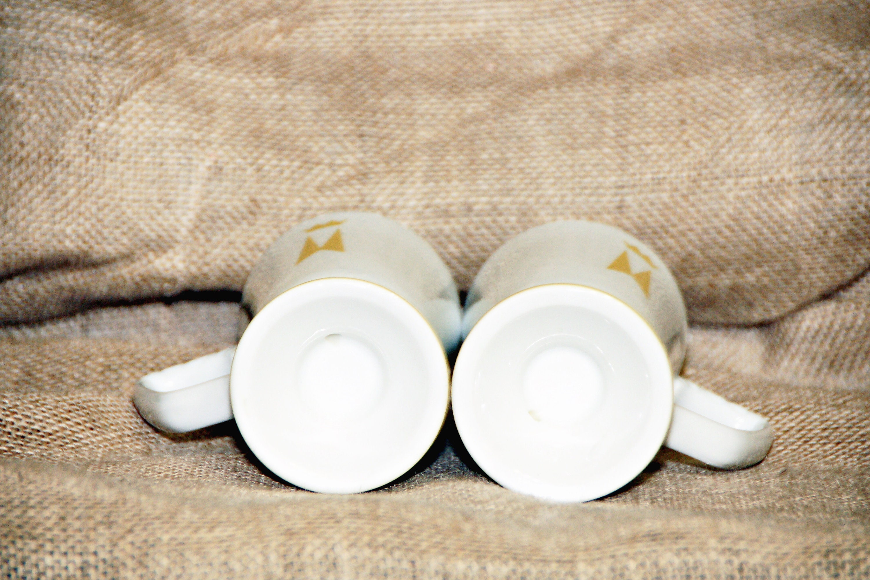 Marriott Hotel Footed Irish Coffee Mugs, Homer Laughlin, Crown ...
