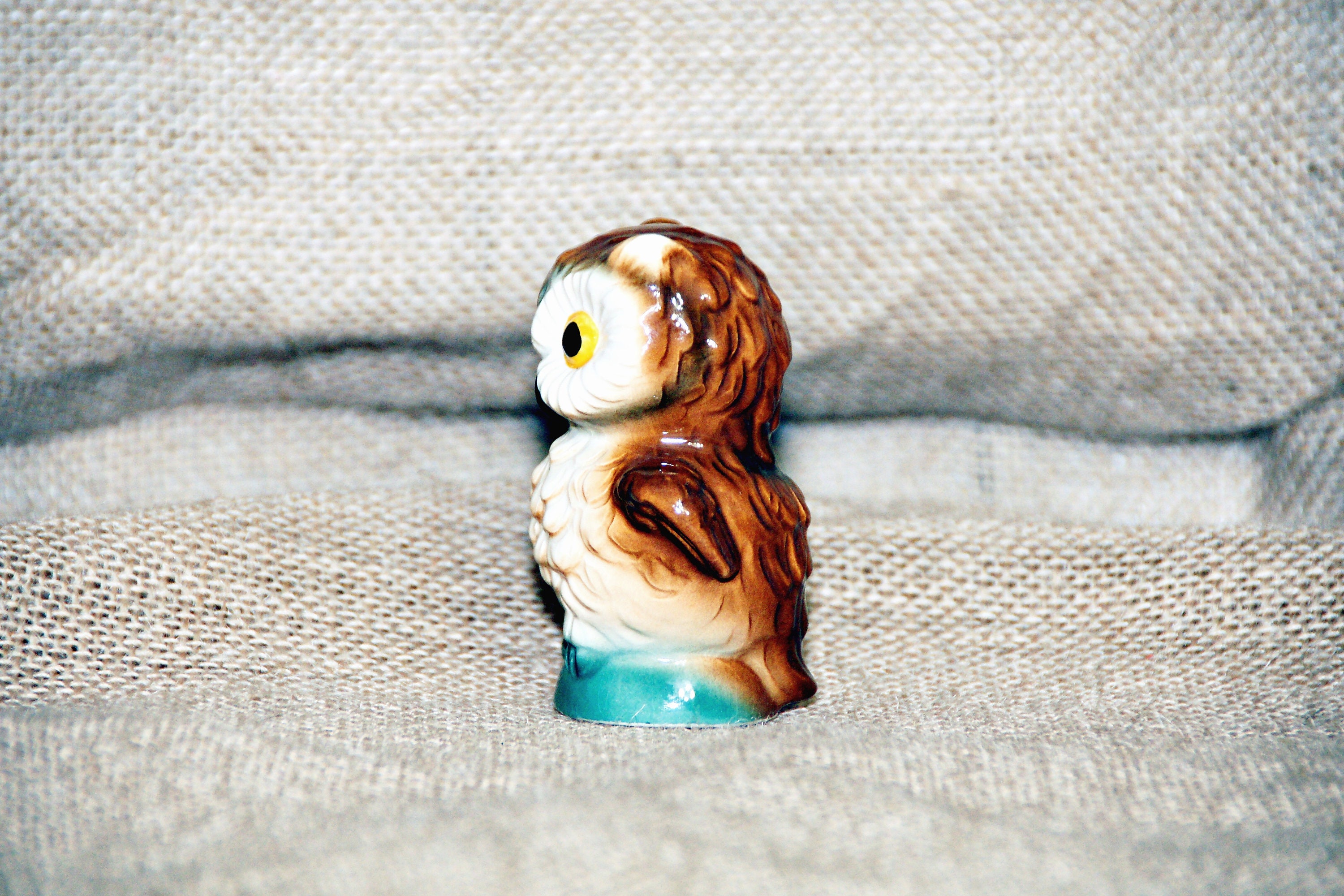 Goebel Owl Figurine, West Germany, 38307-07, 1975, Horned Owl, Brown ...