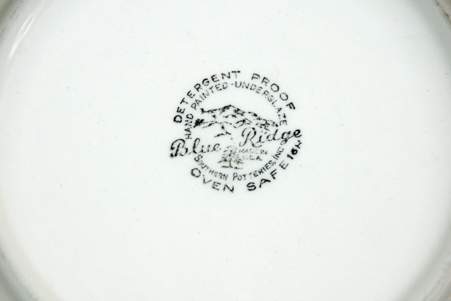 Blue Ridge Dinner Plate Southern Potteries Inc Shadow Fruit - Etsy