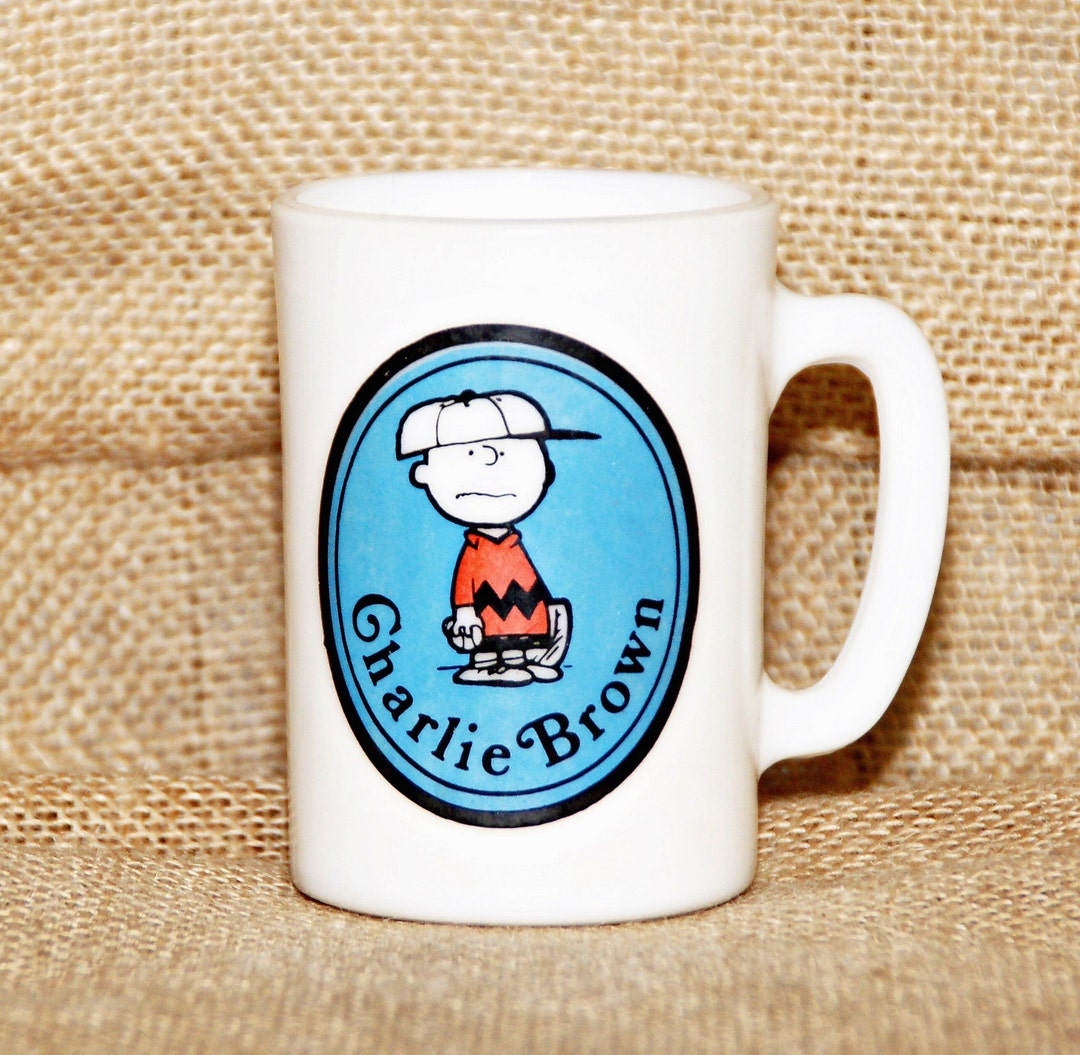 Avon Charlie Brown Mug, Peanuts, Small Size, Baseball, United Features ...