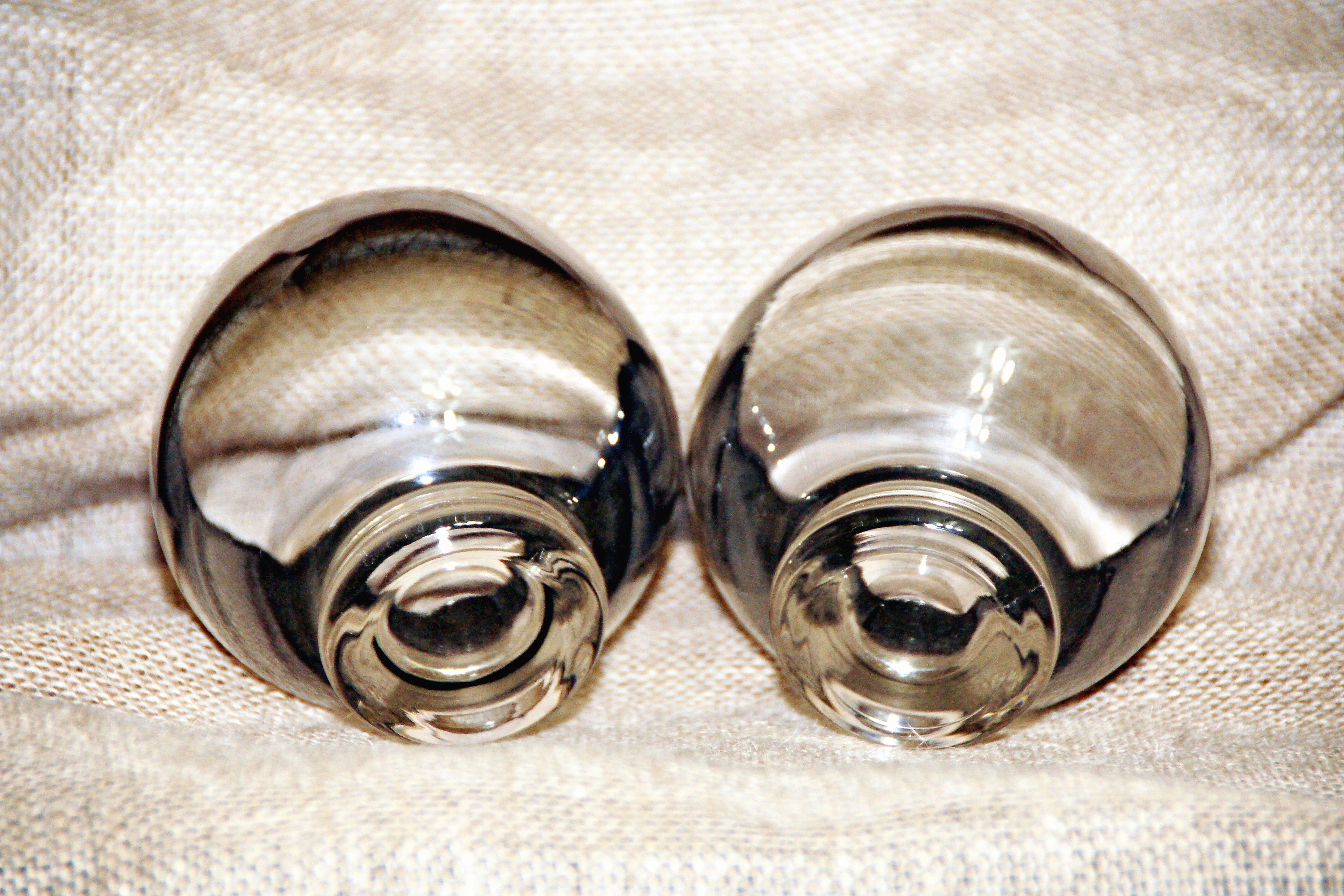 Metallic Rim Footed Rocks Glasses Pair Set of 2 Heavy Glass - Etsy