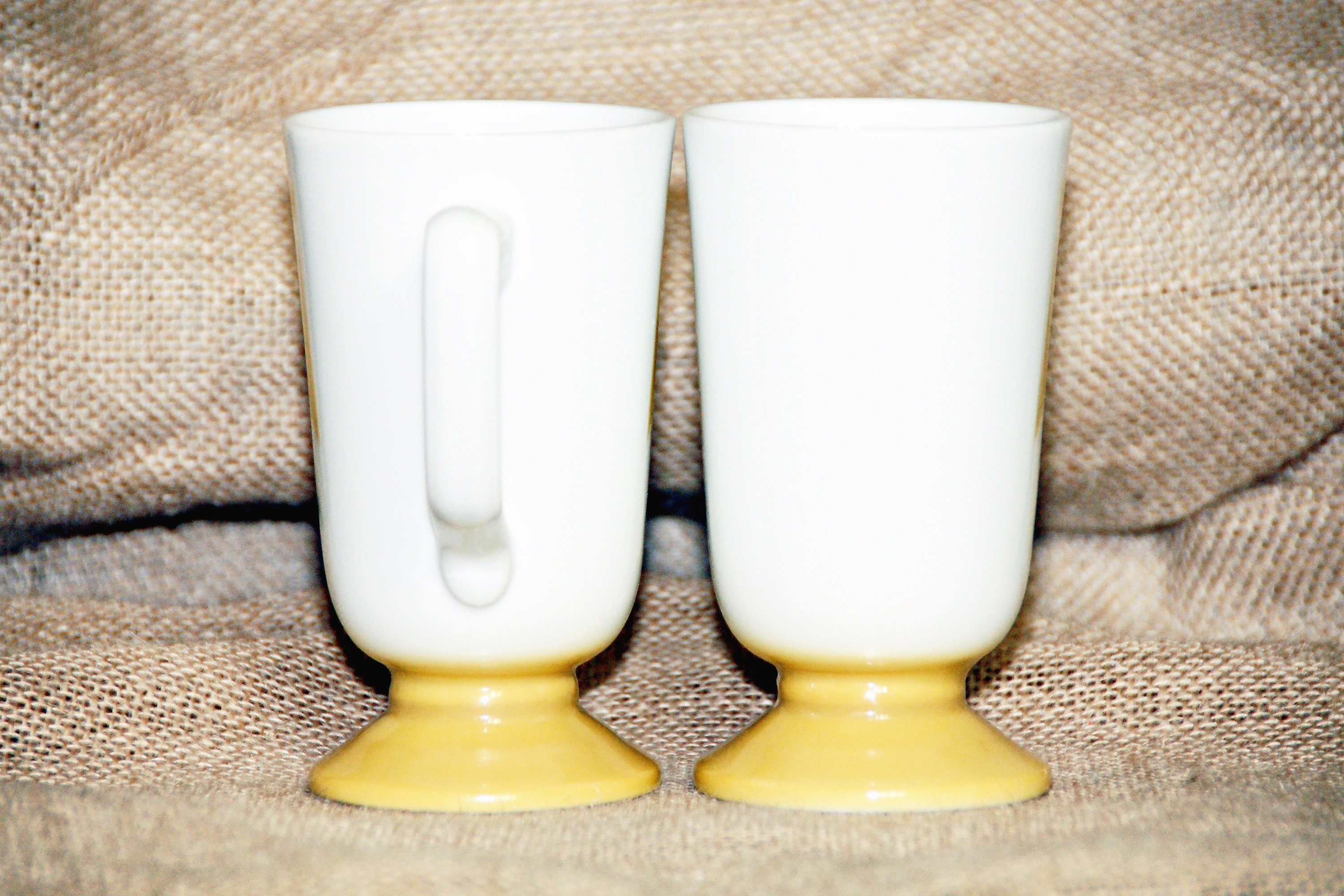 Marriott Hotel Footed Irish Coffee Mugs, Homer Laughlin, Crown ...