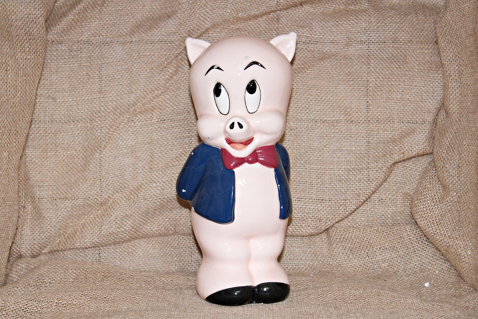 Porky Pig Coin Bank, Large, Looney Tunes, Merrie Melodies, Warner ...