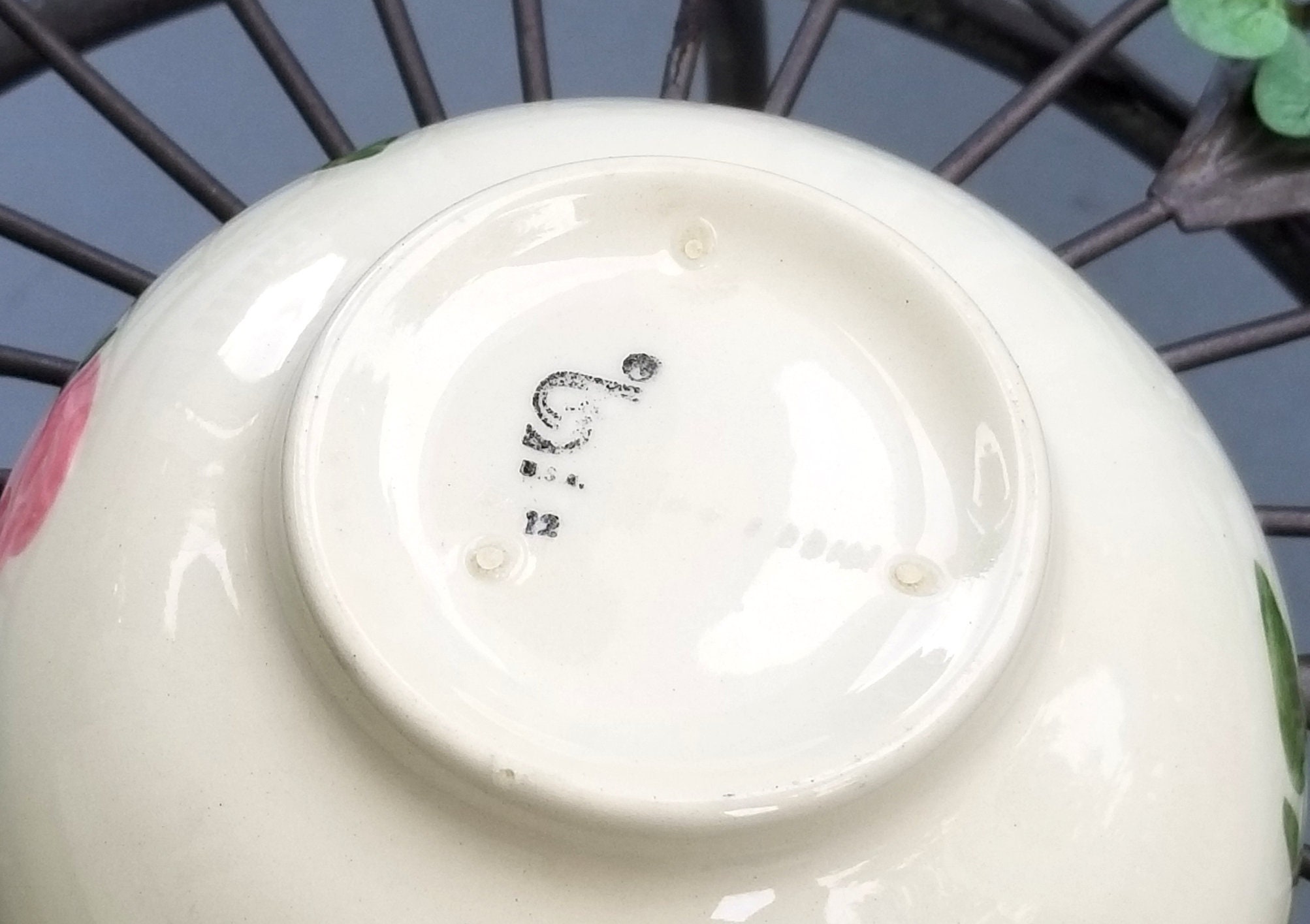 Desert Rose Oatmeal Bowl HTF Franciscan China Hand Painted Dish - Etsy