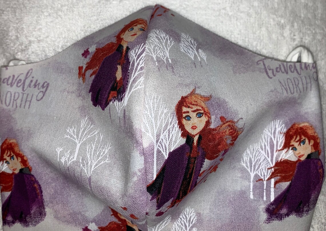 Disney Frozen Anna Face Mask Washable Reusable | Etsy