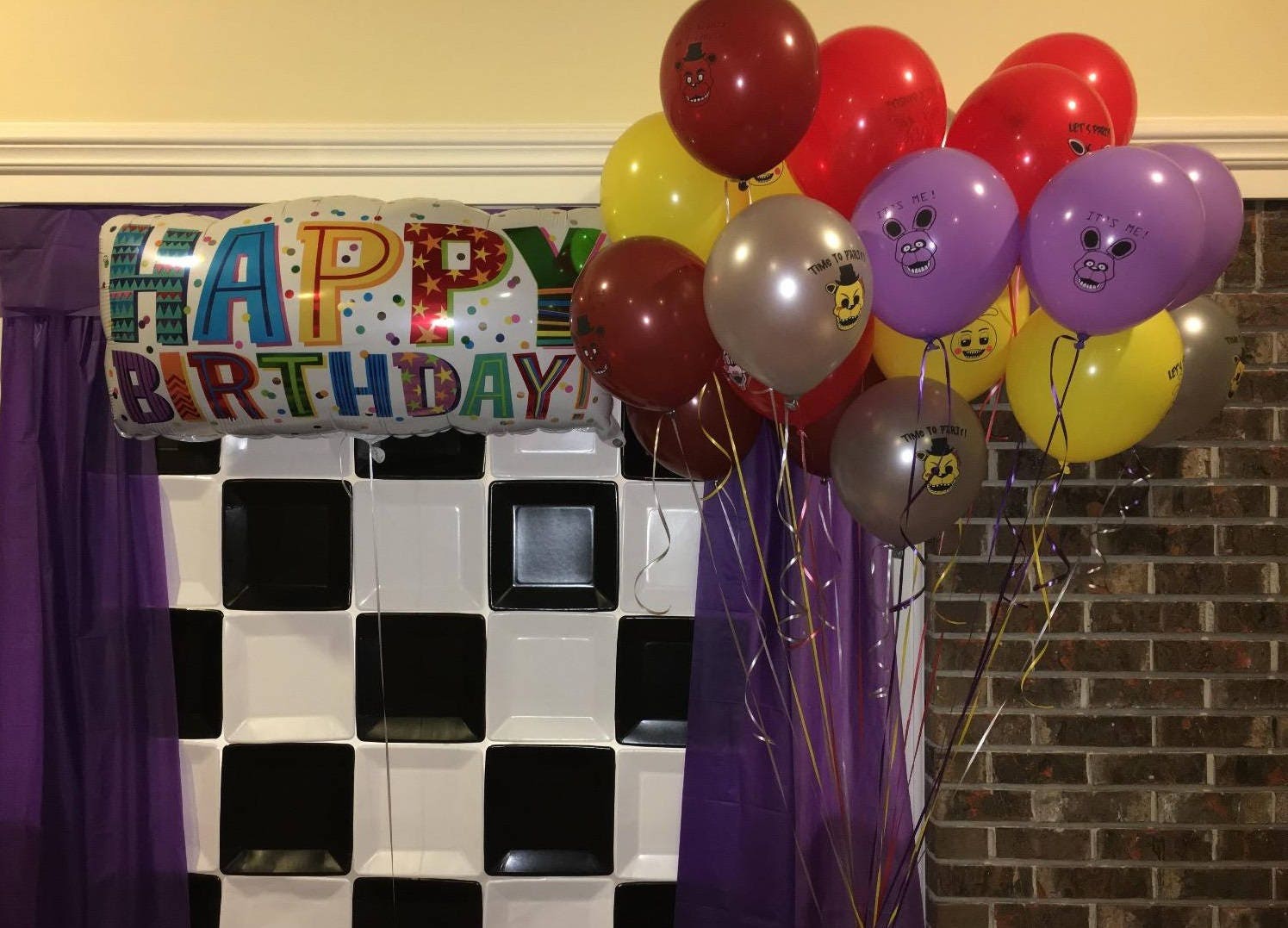 20 Five Nights at Freddys Balloons / FNAF Brithday Party - Etsy Canada