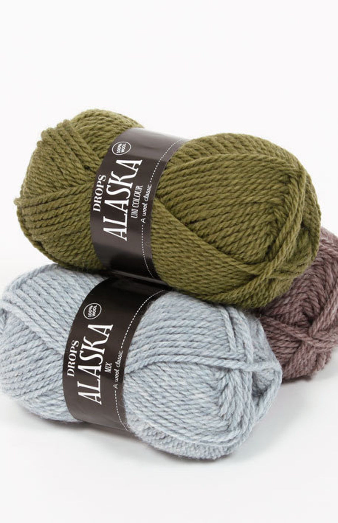 Drops Alaska Drops Wool 10 Ply Aran Yarn Worsted Weight | Etsy