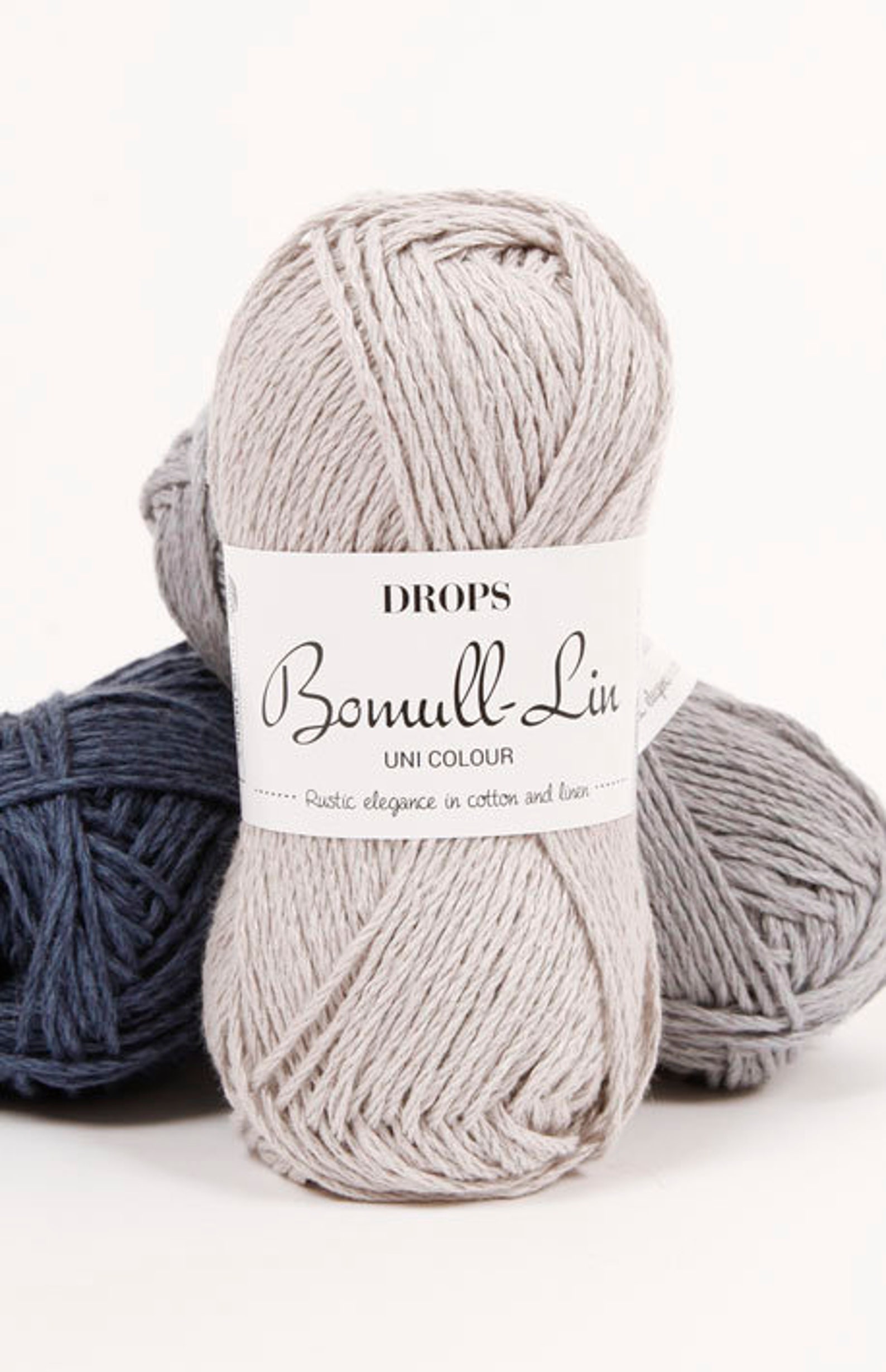 Drops Bomull-lin Cotton and Linen 10 Ply Cotton Linen Yarn - Etsy Canada