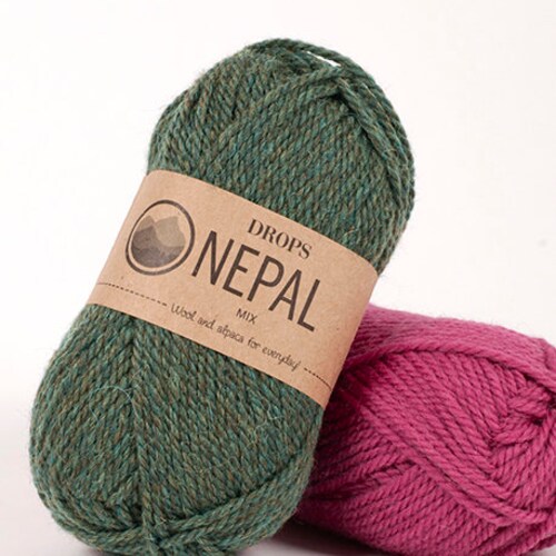Drops Nepal Every Day Yarn Alpaca and Wool Yarn 10 Ply Aran | Etsy