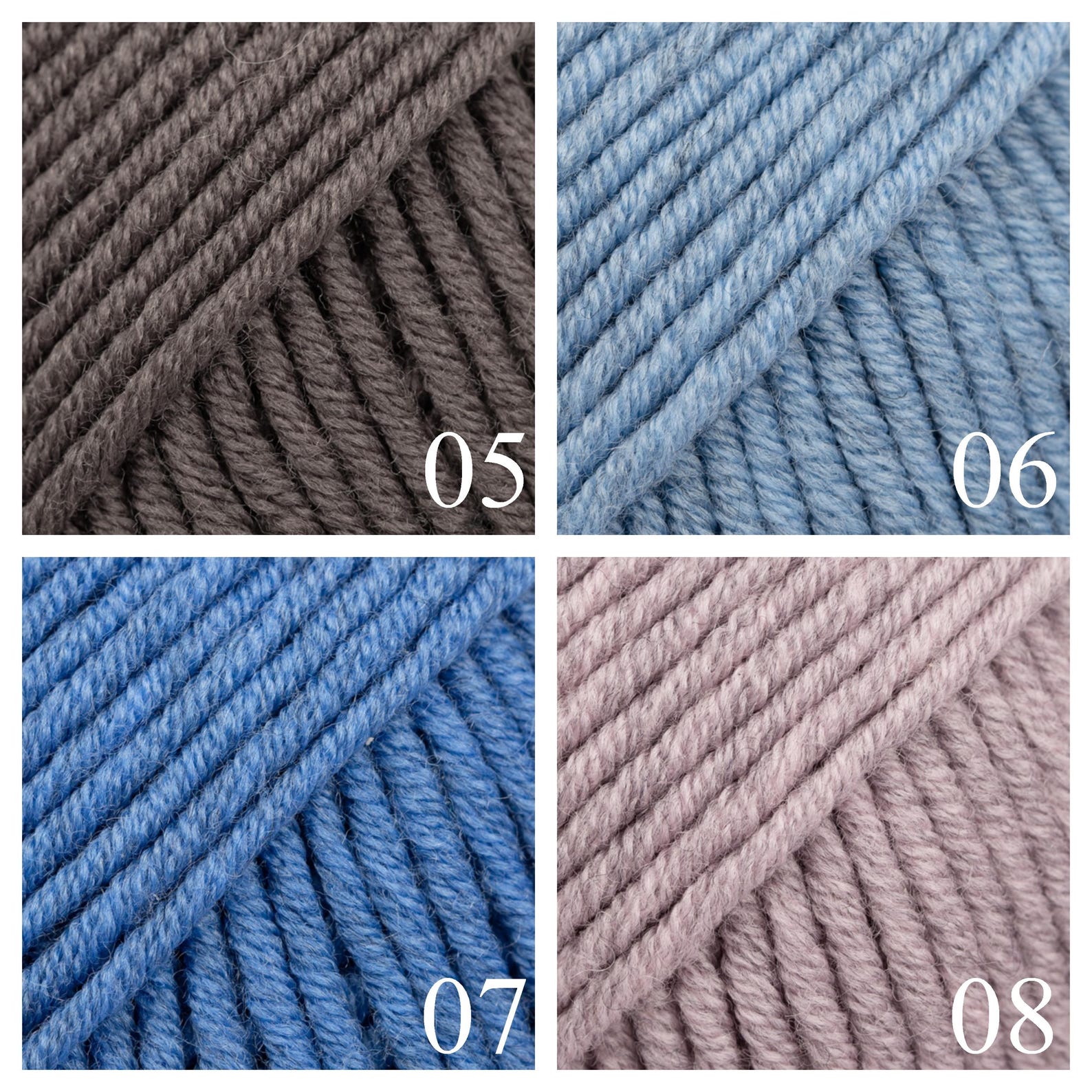 Aran Merino Yarn, Merino Wool Yarn Worsted, Drops Big Merino Superwash ...