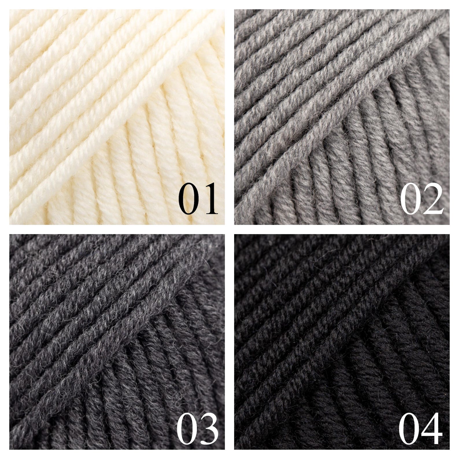 Aran Merino Yarn, Merino Wool Yarn Worsted, Drops Big Merino Superwash ...