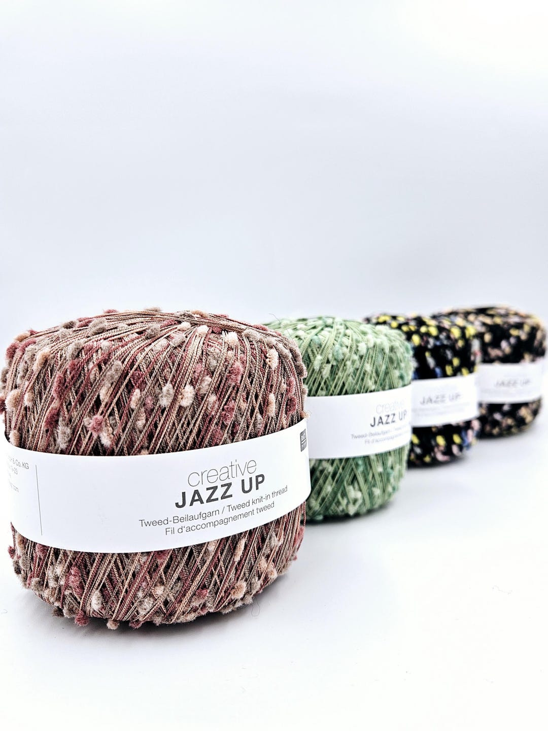Yarn With Multicolored Tweed Nubs Rico Design Creative Jazz Up, 25 G ...