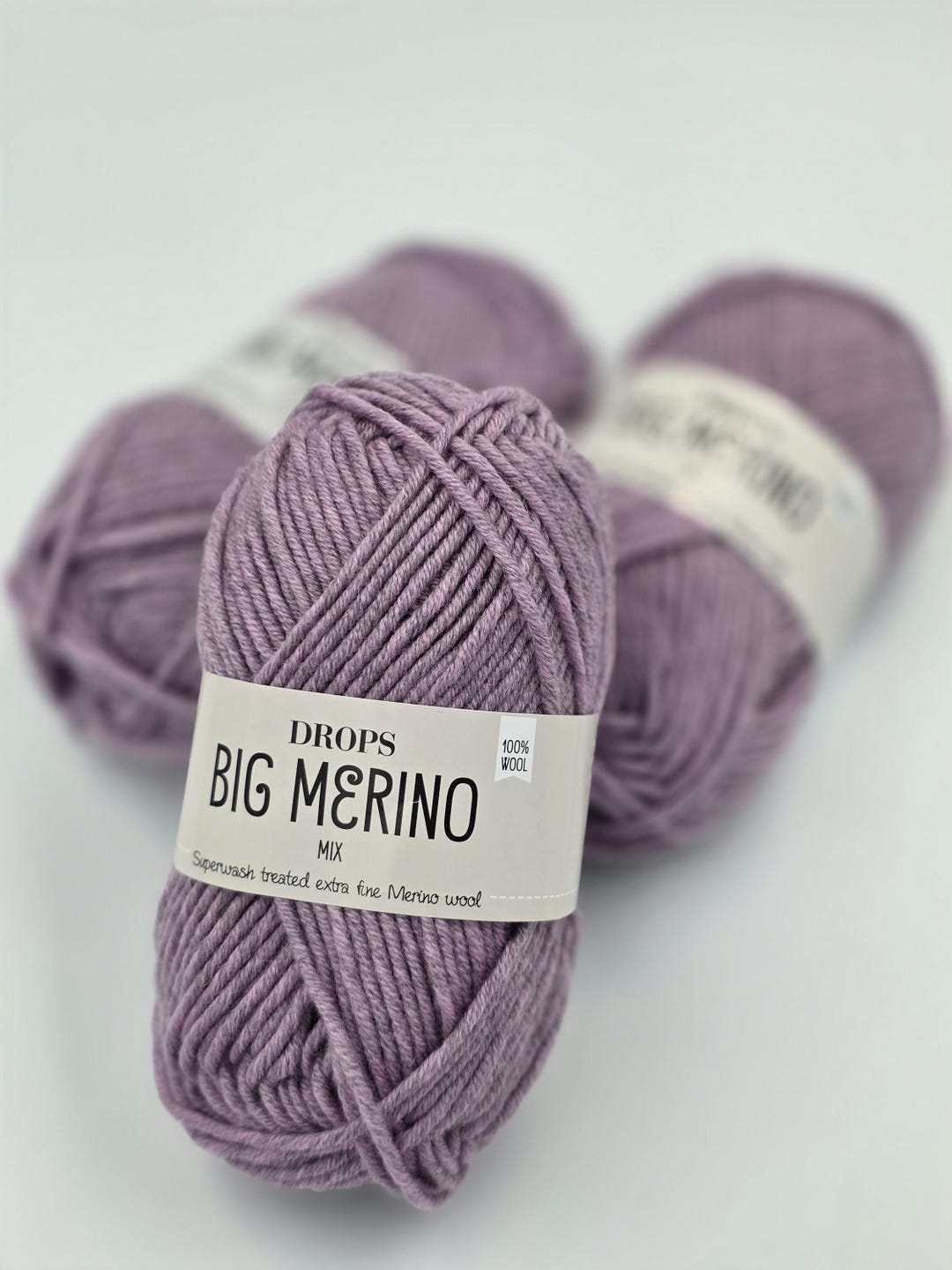 Aran Merino Yarn, Merino Wool Yarn Worsted, Drops Big Merino Superwash ...