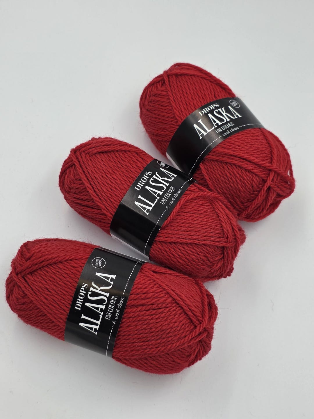 Drops Alaska, Drops Wool, 10 Ply Aran Yarn Worsted Weight Wool ...