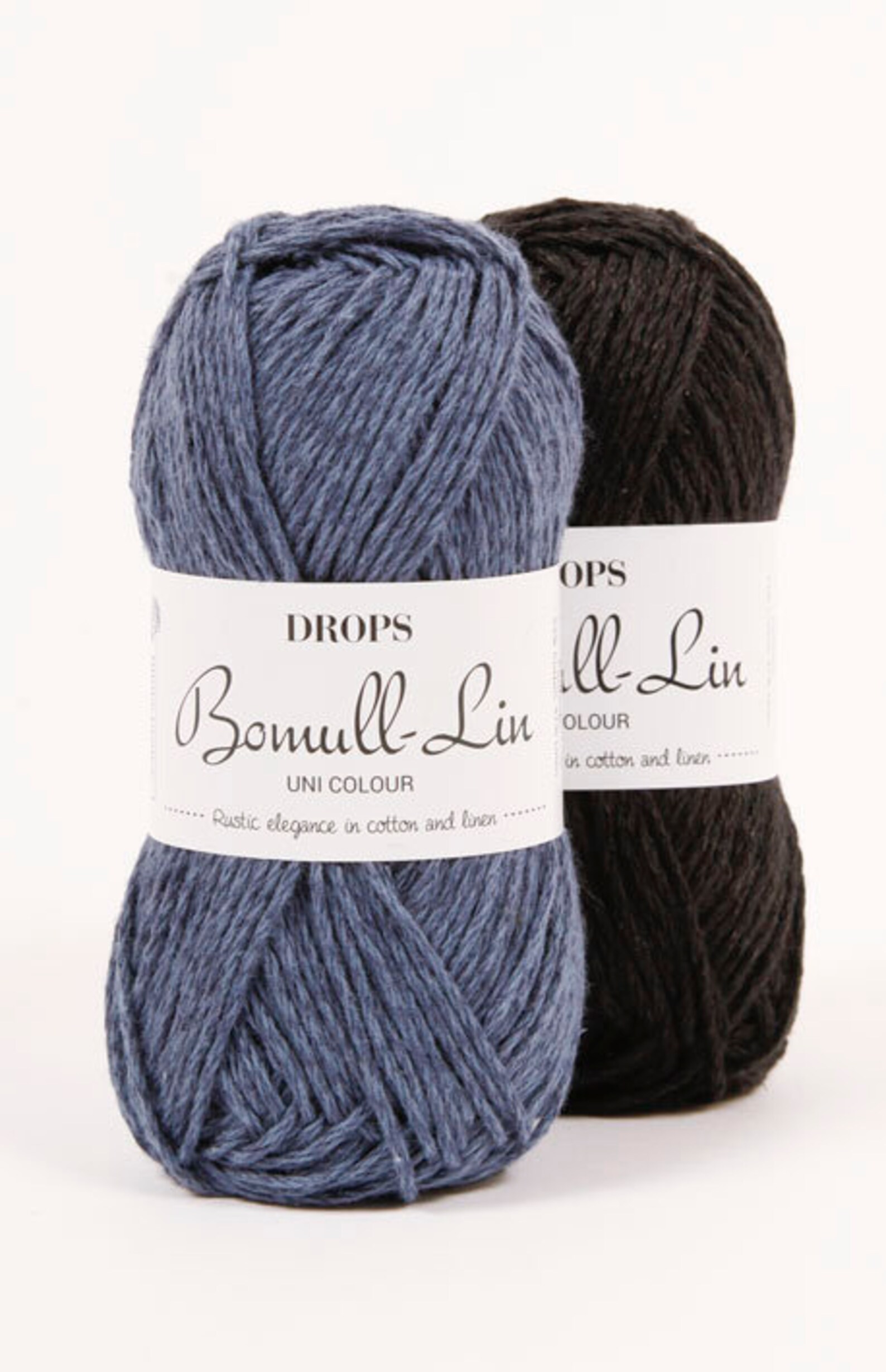 Drops Bomull-Lin cotton and linen 10 ply cotton linen yarn | Etsy