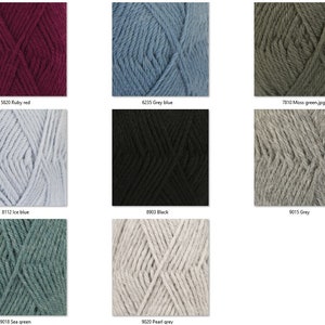 Drops lima every day yarn wool and alpaca 8 ply DK worsted | Etsy