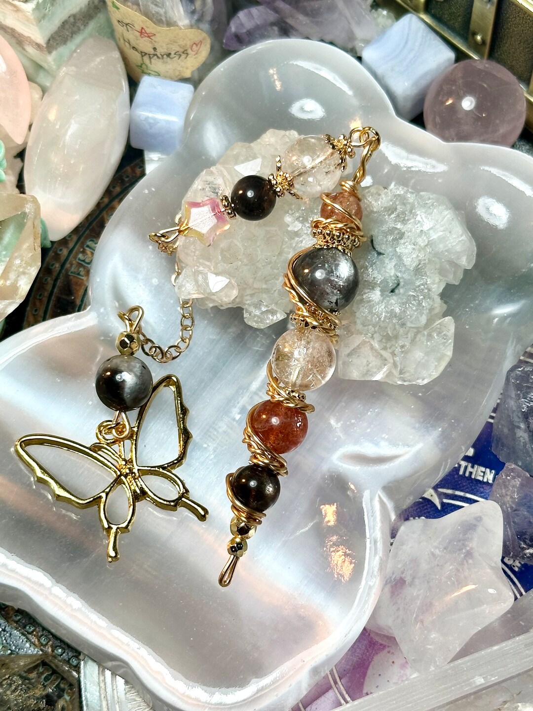 Handmade Monarch Butterfly Pendulum Divination Tool - Etsy