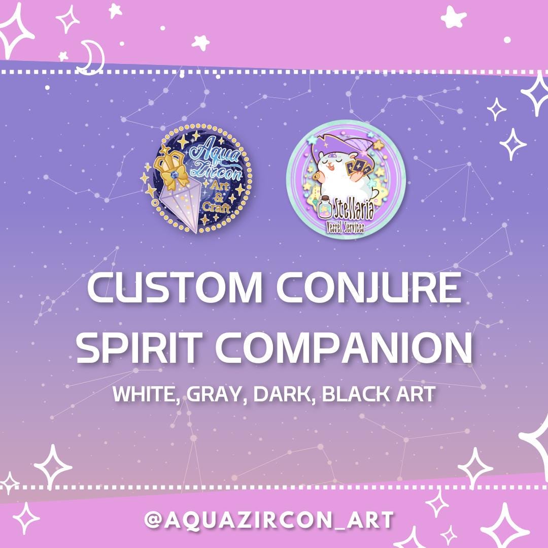 Custom Conjure Spirit Companion - With Handcrafted Vessel and Candle ...