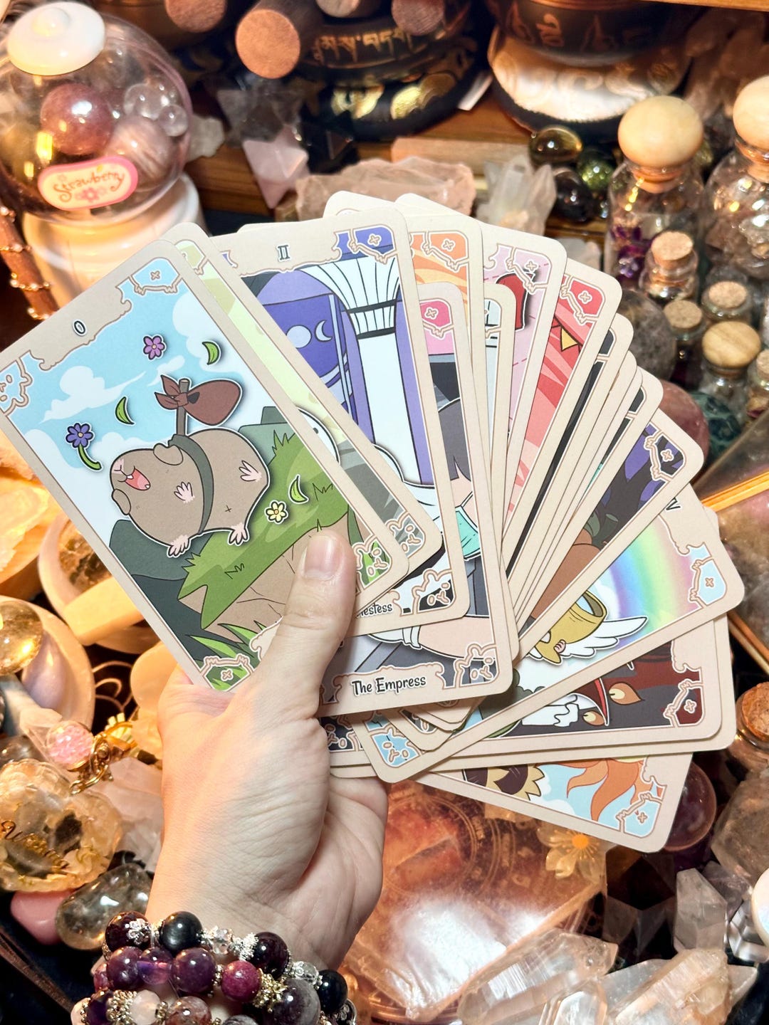 The Piggie Tarot - 22 Cards - Major Arcana Only - Guinea Pig - Cavy - Etsy