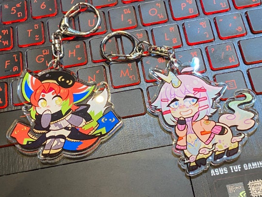 YCH Furry Potato Guinea Pig Acrylic Keychains CUSTOM ORDER - Etsy