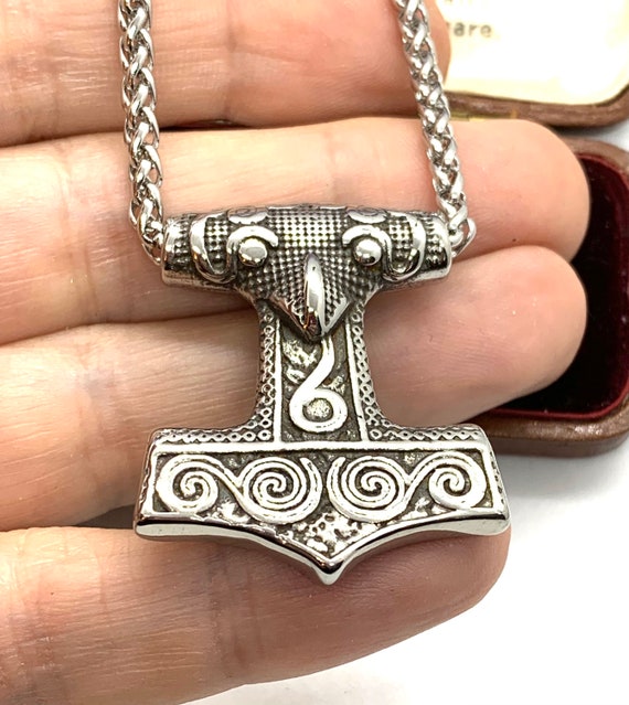 Viking Mjolnir Thor's Hammer norse Amulet Icelandic - Etsy