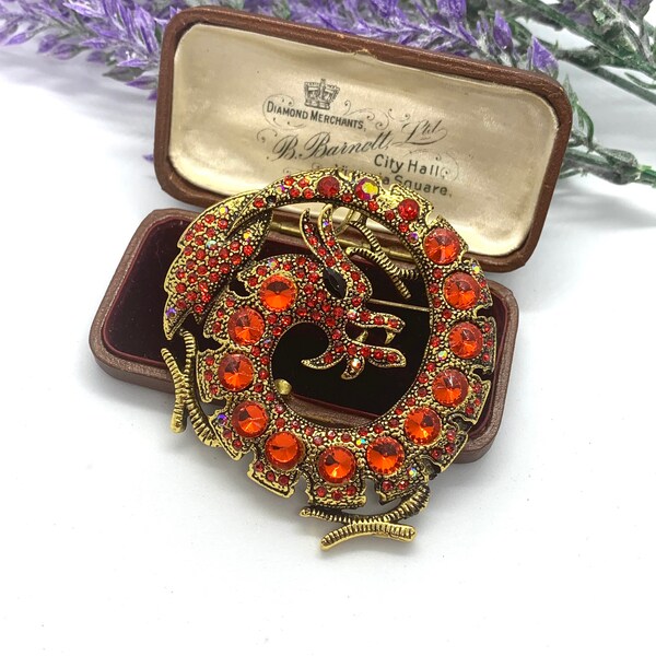 Dragon Brooch - Etsy