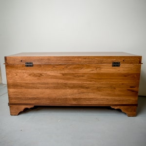 Amish Waterfall Cedar Chest Cedar Hope Chest Solid Wood Waterfall Hope ...