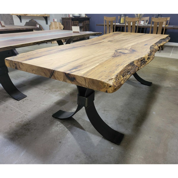 Live Edge Dining Table - Etsy