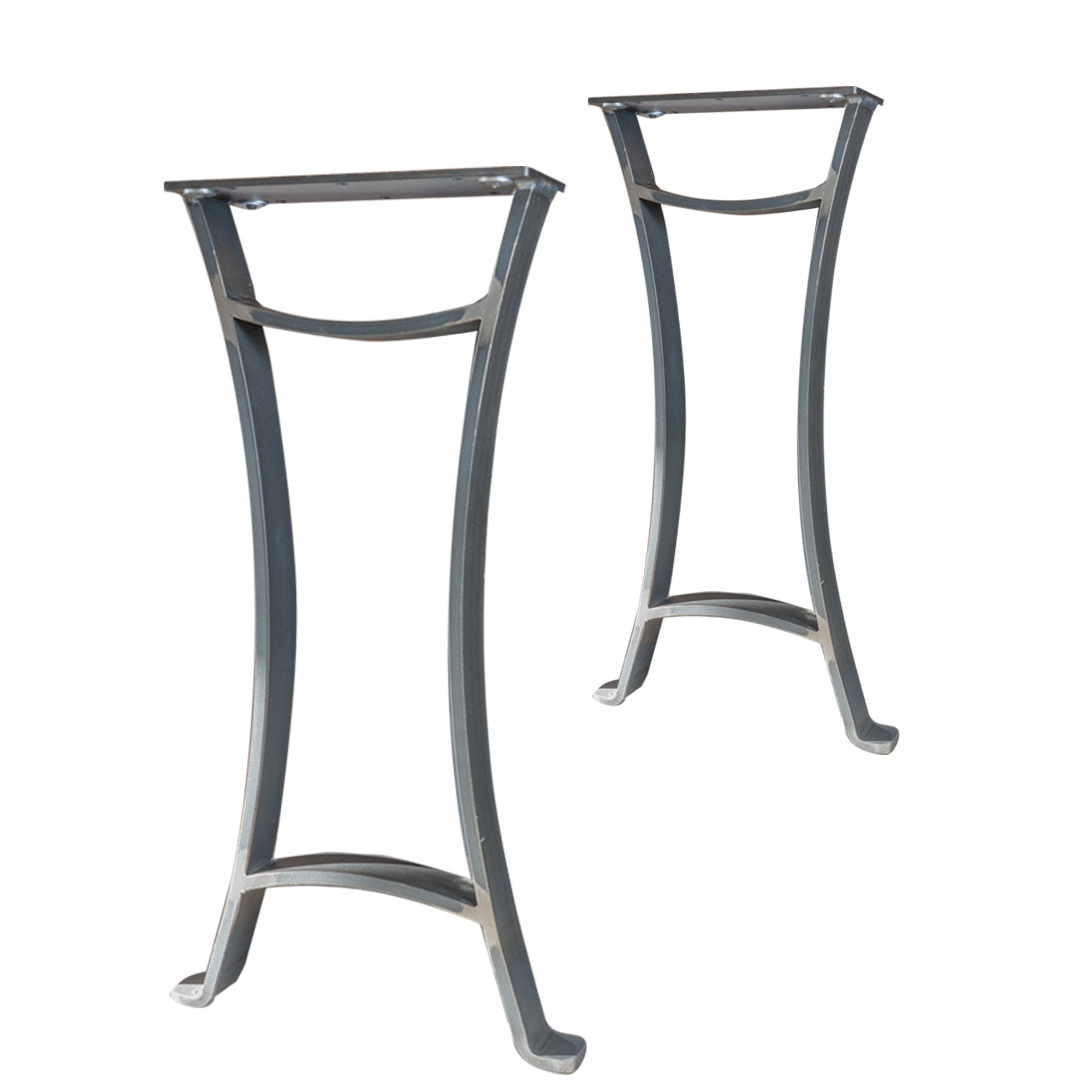 Handwelded Steel Console Table Base | Modern Metal Sofa Table Legs - Etsy