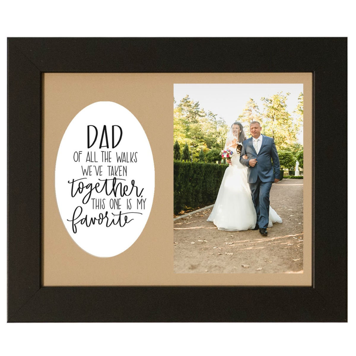 Dad of Bride 8x10 Frame Dad of All the Walks We've Taken | Etsy